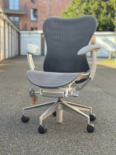 HERMAN MILLER MIRRA 2 Alpine Grey / White Office Chair £465.00 ...