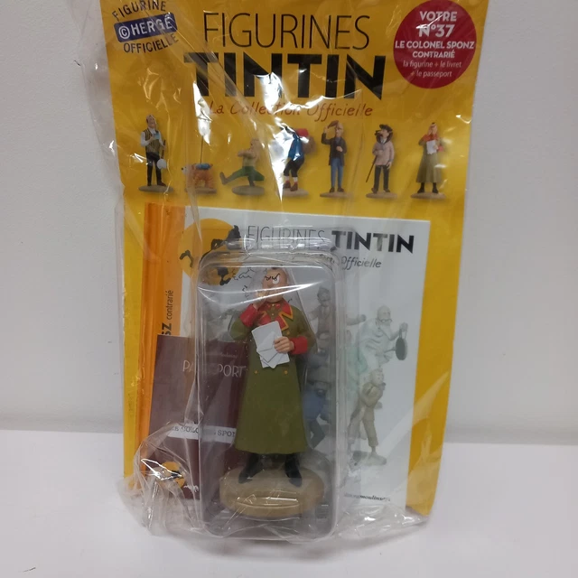 FIGURINE TINTIN - La Collection Officielle - Le Colonel Sponsz - N° 37 ...