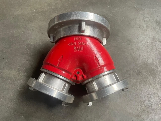 AWG HOSENSTÜCK A-BB Verteiler Sammelstück DIN 14355 ROT EUR 79,00 ...