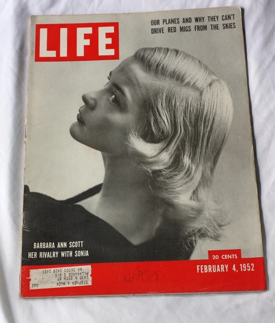 LIFE MAGAZINE FEBRUARY 4 1952 - Barbara Ann Scott Her Rivalry With ...