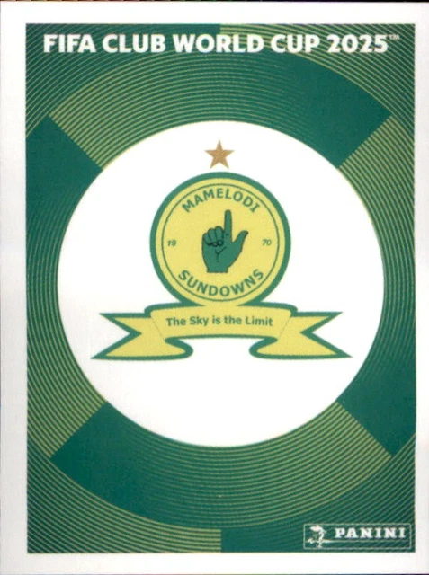 PANINI FIFA CLUB World Cup 2025 Sticker 389 - Emblem - Mamelodi ...