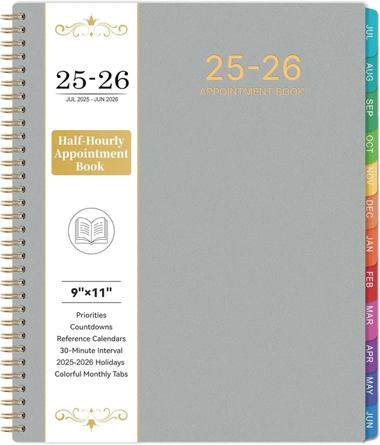 2025-2026 APPOINTMENT BOOK - July 2025 - June 2026 Weekly Appointment ...