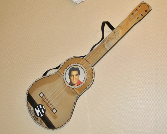 FAB RETRO VINTAGE Elvis Presley Large Guitar Shaped Wall Mirror. Wirral ...