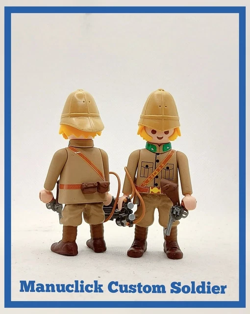 PLAYMOBIL CUSTOM BRITISH English Colonial Captain Anglo-Zulu Boer War Ww2 £10.73 - PicClick UK