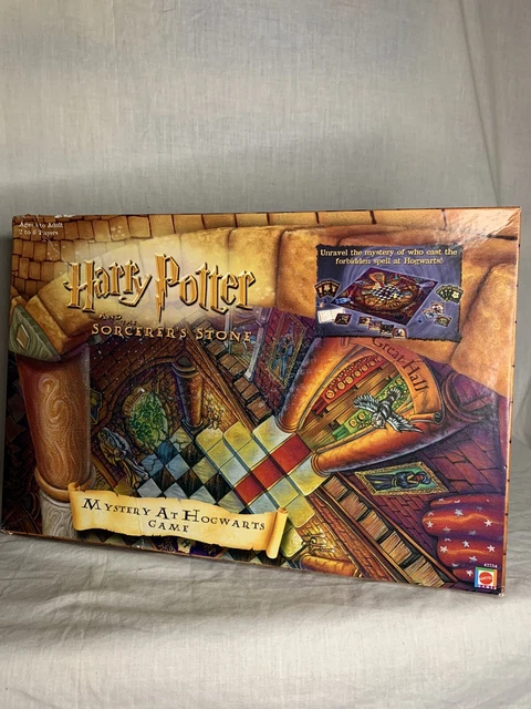 MATTEL HARRY POTTER MYSTERY AT HOGWARTS Board Game -3-6 players, 8 ...