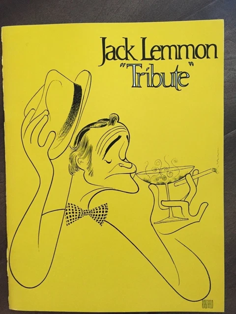 PROGRAMME SIGNÉ DE Jack Lemmon "Hommage" - Catherine Hicks / Tresa ...