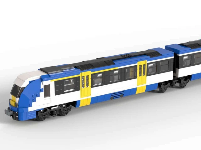 LEGO MOC CITY chemin de fer instructions de construction train de ...