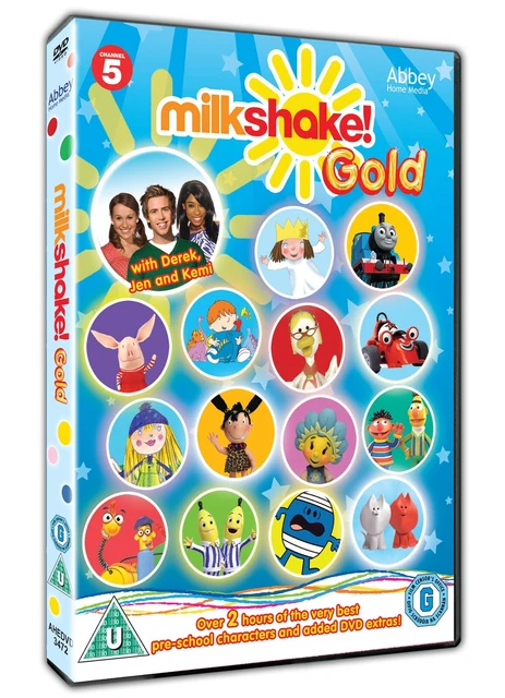 MILKSHAKE GOLD DVD 2011best of Mr Men,Olivia,Mio Mao,Igam ...