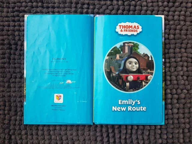 THOMAS & FRIENDS Emily's New Route The Thomas TV Series Hard Cover Book ...