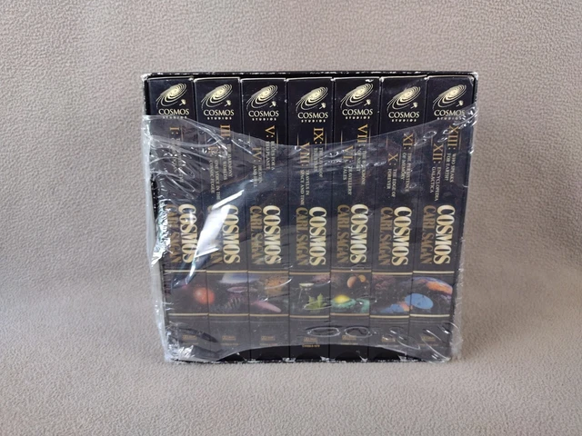 COSMOS COLLECTOR'S EDITION Carl Sagan 7 VHS Set New Sealed £42.00 ...