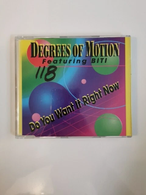 DEGREES OF MOTION - Do you want it right now (1992,feat. Biti) [5 Track ...
