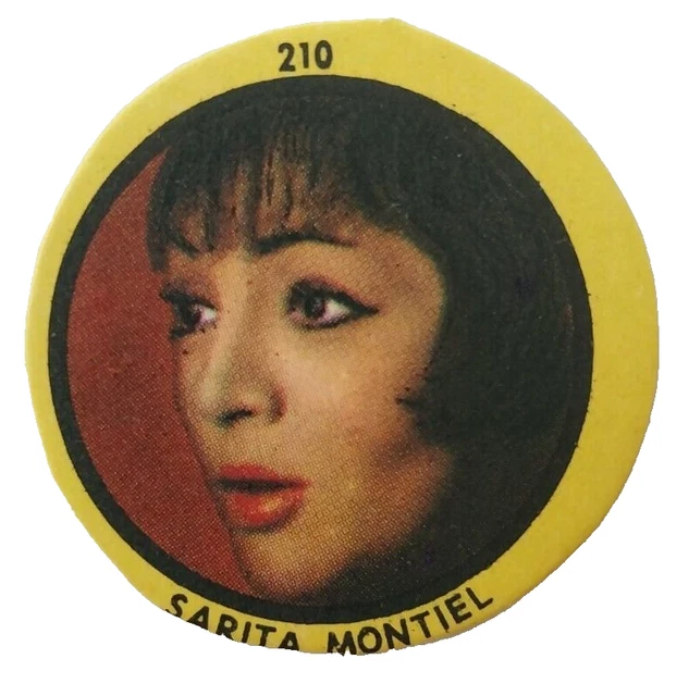 1968 VINTAGE FIGURITAS Gauchitas Sarita Montiel Disc Card Rare ...