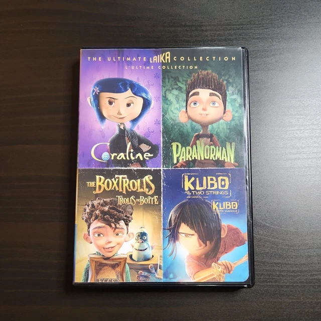 THE ULTIMATE LAIKA Collection (DVD) Coraline/ParaNorman/Boxtrolls/Kubo ...