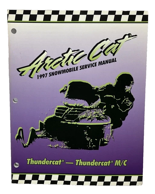 ARCTIC CAT 1997 Thundercat Snowmobile 2255-553 Dealer Service Manual ...