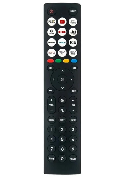 HISENSE TV REMOTE Control Universal Replacement, VIDAA 4K UHD HDR QLED ...