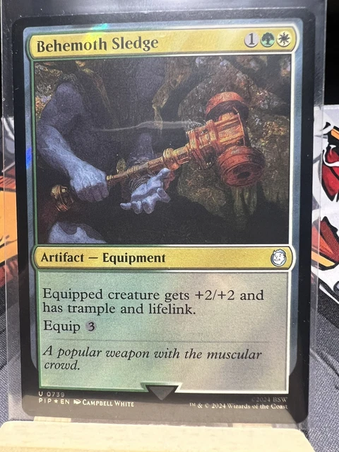 MTG SURGE FOIL Behemoth Sledge - Universes Beyond: Fallout EUR 6,07 - PicClick FR