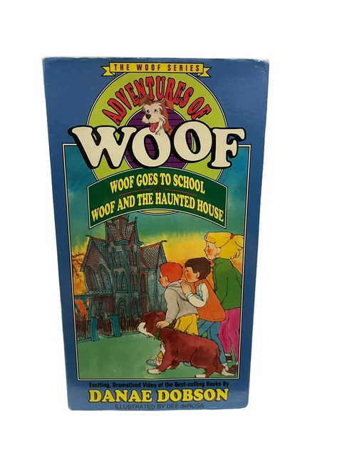 ADVENTURES OF WOOF VHS Danae Dobson Christian Cartoon Goes To School ...
