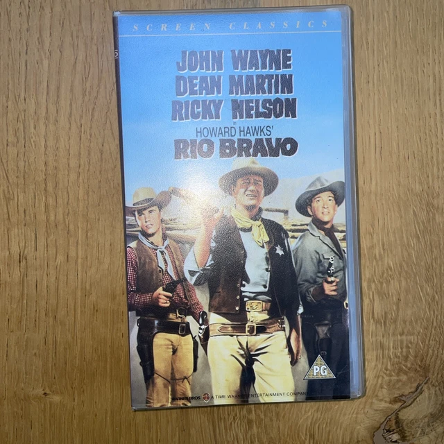 RIO BRAVO STARRING John Wayne - VHS Video Movie Cassette Tape £7.50 ...