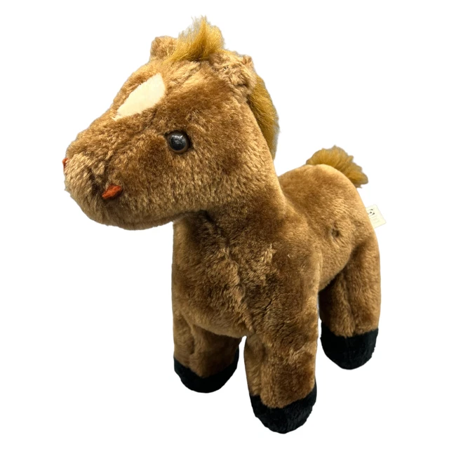 IKEA PFERD PONY Gaul Stute Hengst Ökenlöpare Kuscheltier Stofftier ...