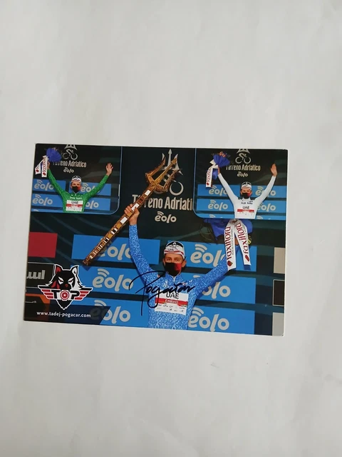 CYCLISME - AUTOGRAPHE - carte signée Tadej Pogacar EUR 20,00 - PicClick FR