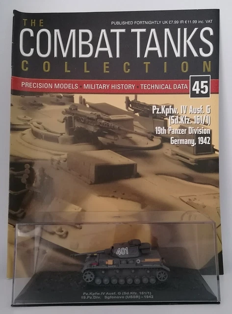 DEAGOSTINI - COMBAT Tanks Collection - Pz.Kpfw.IV Ausf. G (Sd.Kfz, 161/ ...