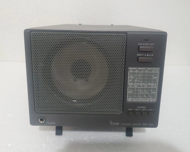 ICOM SP-20 HAM Radio External Desktop Speaker with Audio Filters $149. ...