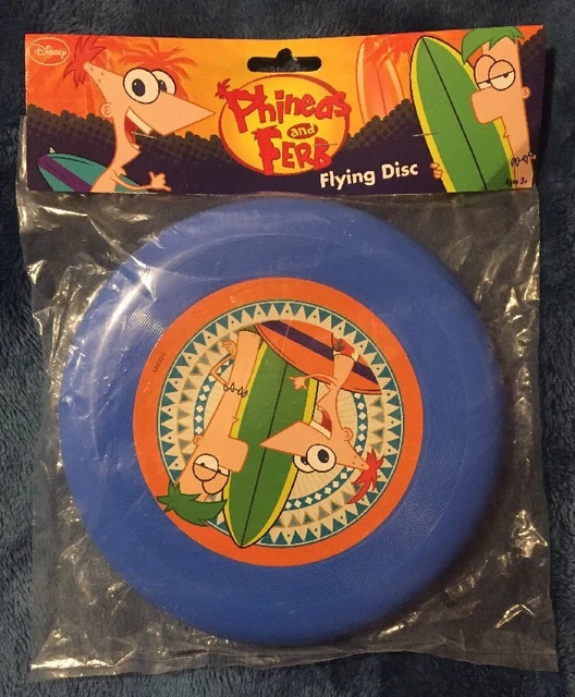 DISNEY’S PHINEAS AND Ferb Flying Disc Collectable EUR 5,45 - PicClick FR