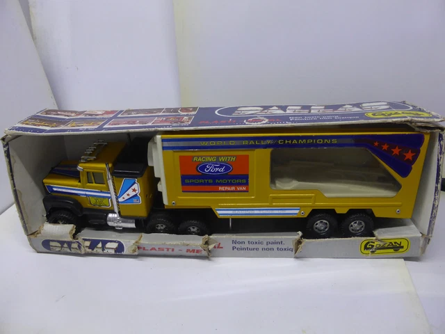 CAMION SEMI REMORQUE peterbilt gozan Ford echelle 1/25 +- 562 dallas ...