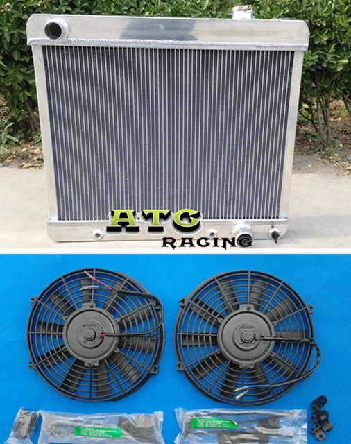 3 ROWS ALUMINUM Radiator for 1963-1966 Chevy Truck C10 C20 C30 64 65 66 ...