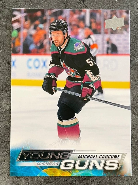 2022-23 UPPER DECK Michael Carcone YOUNG GUNS Rookie! #491 Arizona ...