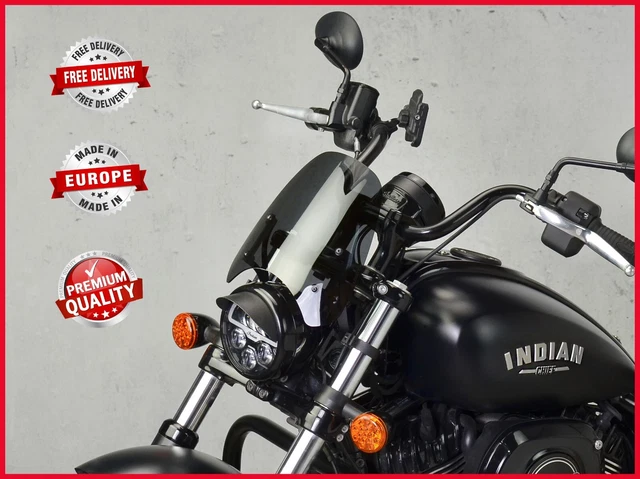 INDIAN CHIEF DARK Horse Bobber 2021-2023 Chopper Screen Windshield ...