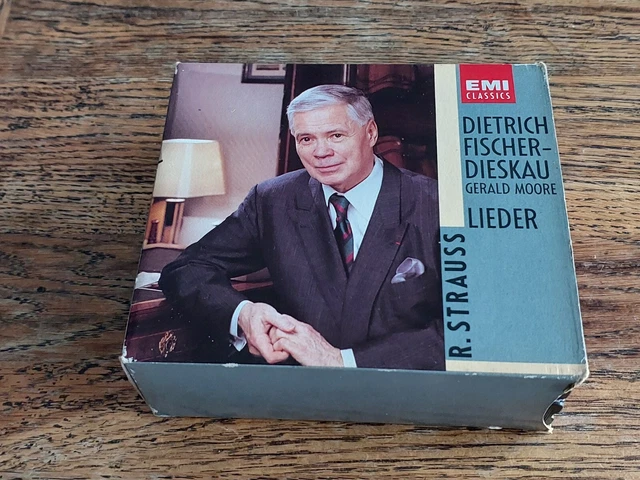 DIETRICH FISCHER DIESKAU Gerald Moore Lieder Strauss 6 CD Set in VGC £ ...