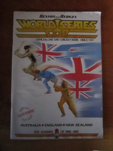 MAGAZINE BENSON AND Hedges World Series Cup 1982 -1983 Great * Must See ...