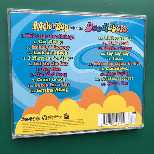 ROCK & BOP With The DOODLEBOPS Children's Dance Soundtrack CD Disney ...