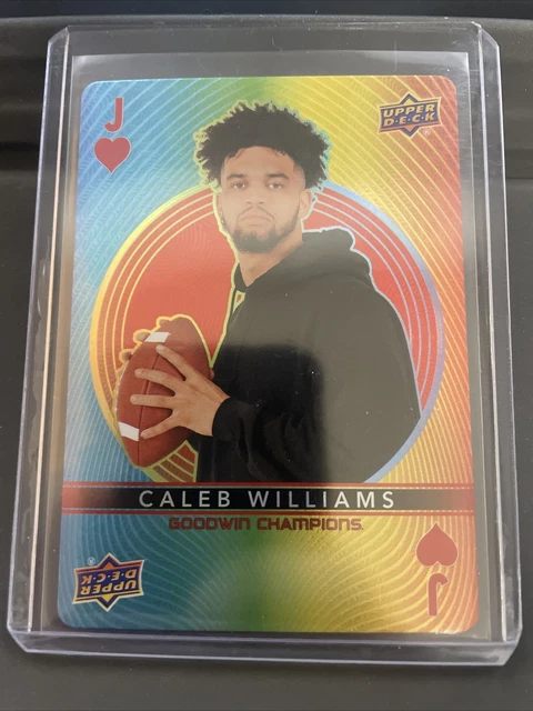 2022 UPPER DECK Goodwin Champions Playing Cards Caleb Williams #JACK ...
