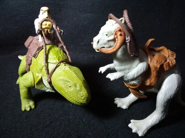 VINTAGE 1979 KENNER Star Wars Patrol Dewback w/Stormtrooper & Taun Taun ...