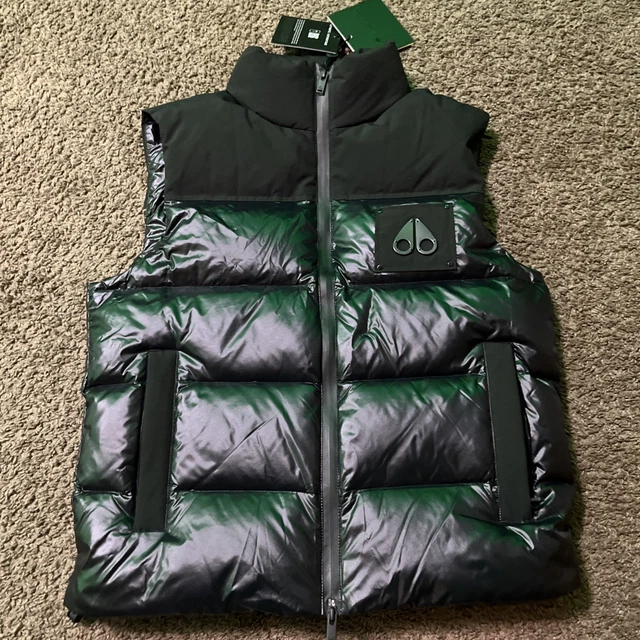 NWT MOOSE KNUCKLES Puffer Down Vest Men Size S black £185.67 - PicClick UK
