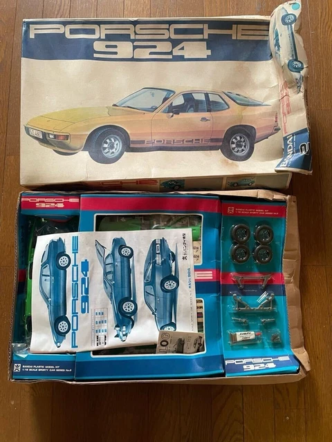 BANDAI 1/16 PORSCHE 924 Bandai Plastic el Kit Very Rare Porsche *Need ...