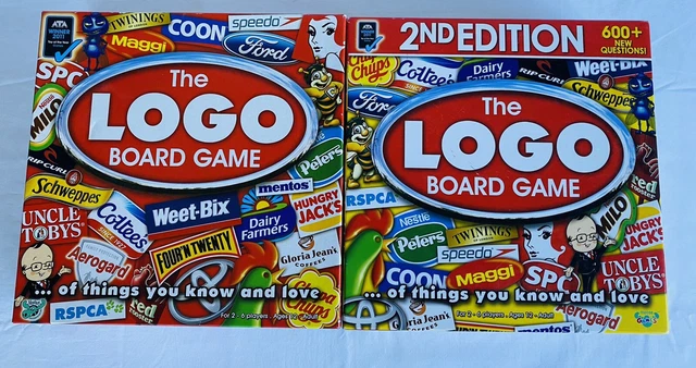 THE LOGO BOARD GAME Australian 1st & 2nd Editions 2 Complete Board ...