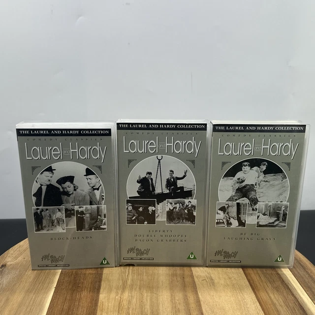 LAUREL AND HARDY Rare Vintage Comedy Video Collection X 20 Video Tapes VHS GAR £29.99 - PicClick UK