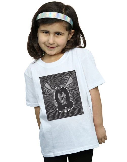 DISNEY FILLE MICKEY Mouse Magic Eye T-Shirt Blanc 7-8 Years EUR 23,99 ...