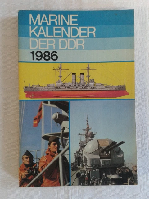 MARINE KALENDER DER DDR 1986, Militärtechnik, NVA/Marine, Schiffe ...