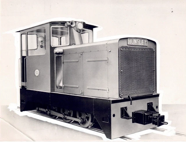 NARROW GAUGE HUNSLET LOCO ENGINE . Original Photo From Factory Archive ...