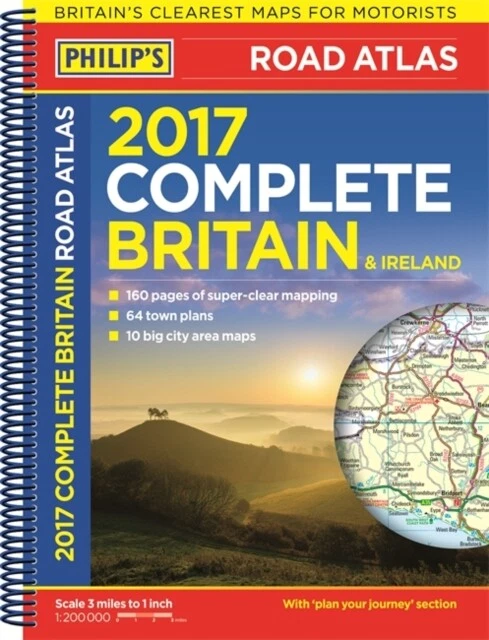 PHILIPS MAPS : Philips Complete Road Atlas Britain and FREE Shipping ...