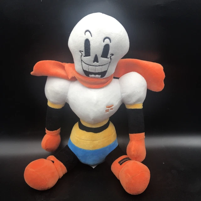 UNDERTALE 12” PAPYRUS Skeleton Plush Sitting Stuffed Animal Toy Doll ...