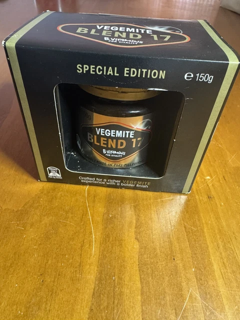 VEGEMITE BLEND 17 Special Edition 150g Vegemite Collector Box STILL ...
