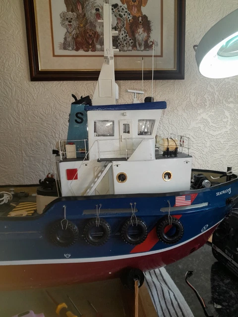 RADIO CONTROLLED TUG Model Boat Rc Boat £180.00 - PicClick UK