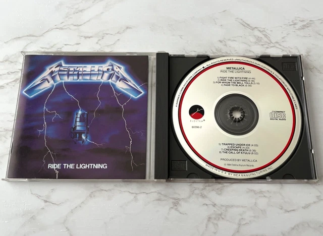 CD METALLICA RIDE The Lightning EARLY PRESS ! Elektra 9 60396-2 Lars ...
