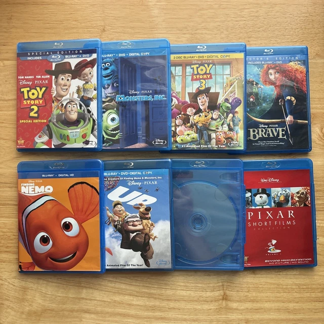 DISNEY PIXAR ANIMATION Blu-ray Lot Bundle - 8 Movies - 14 Disc - No Digital £30.24 - PicClick UK