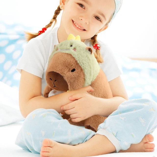 CAPYBARA PLUSH TOY Cute Capybara Stuffed Animal (Dinosaur Capybara 40cm ...